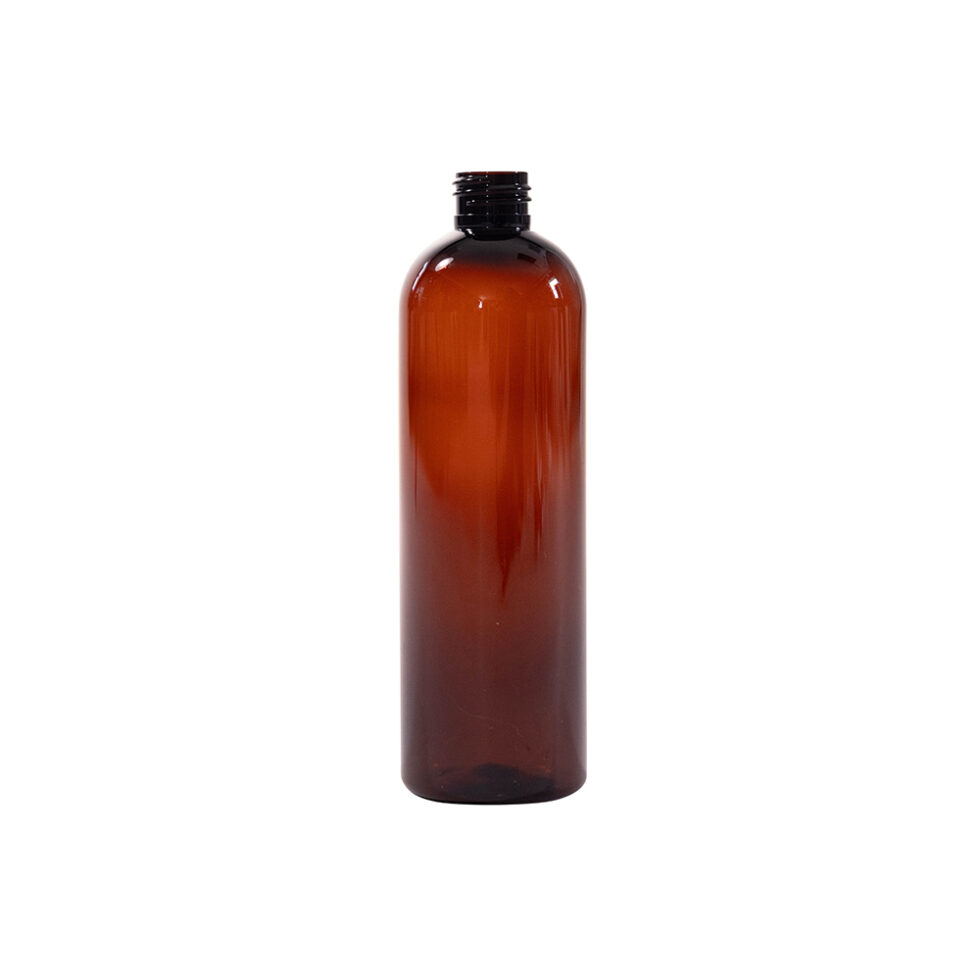 12oz PET Bullet Bottle 28-400 Amber - Imperial Packaging