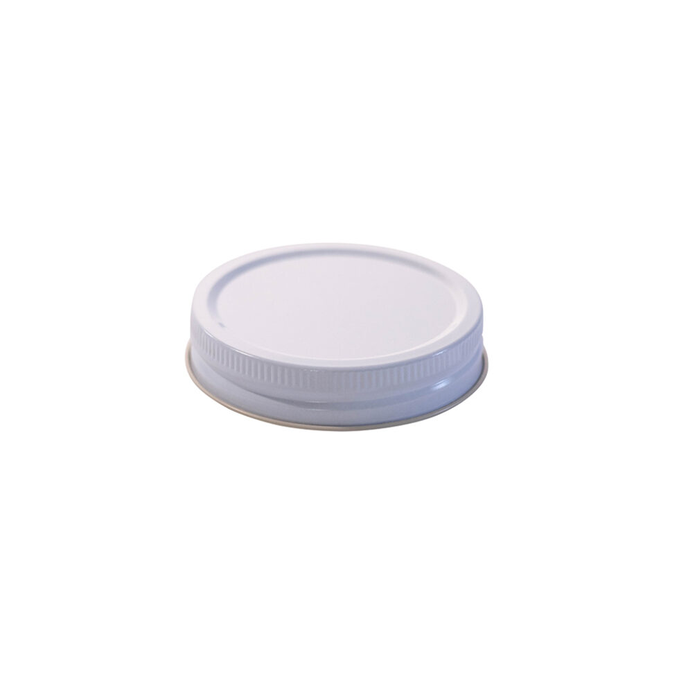 70G-450 White Tinplate Lid Plastisol Liner No Button - Imperial Packaging
